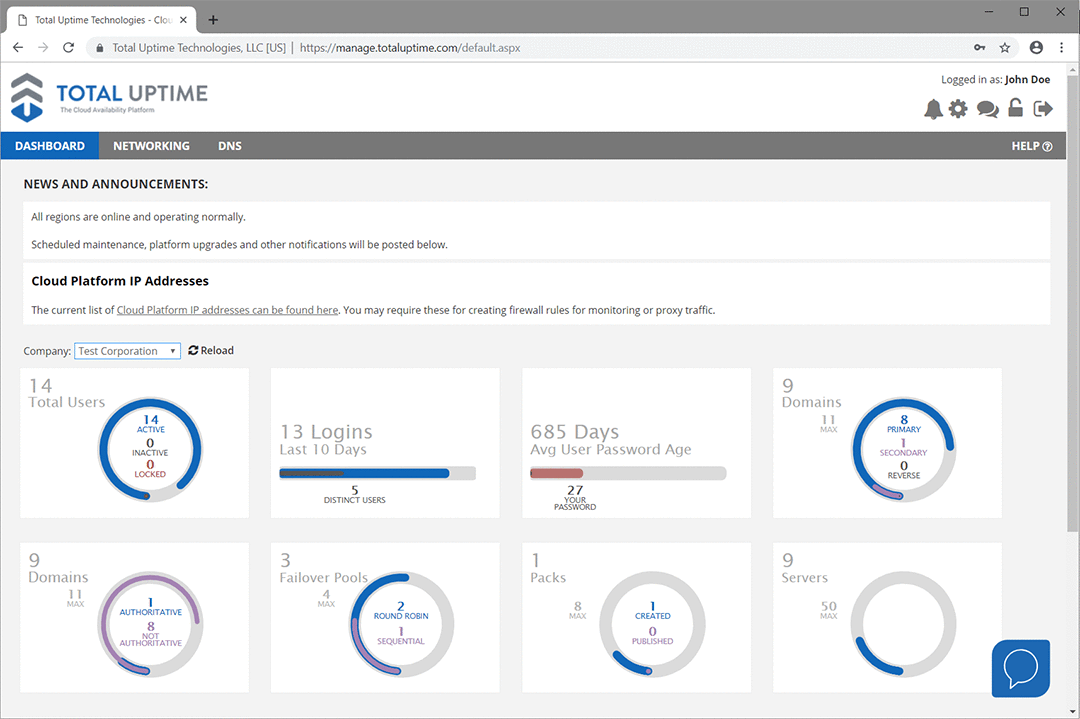 Welcome | Total Uptime®