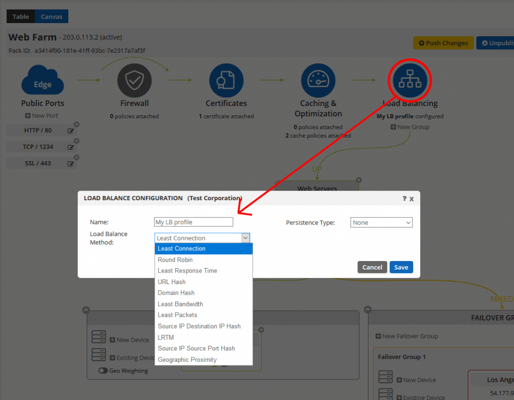 Supported Load Balancing Algorithms / Methods | Total Uptime®